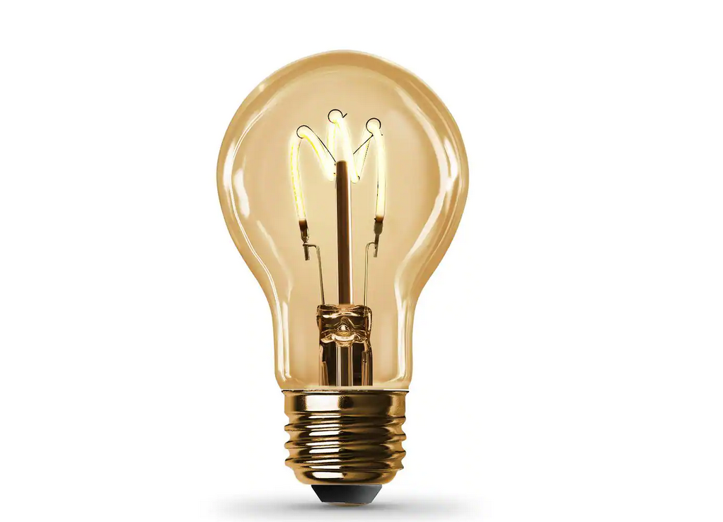 Feit Electric Watt Equivalent A Dimmable H Shape Filament Amber