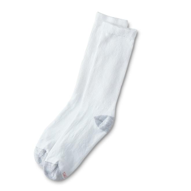 Hanes Mens 10 Pairs Cushion Crew Socks