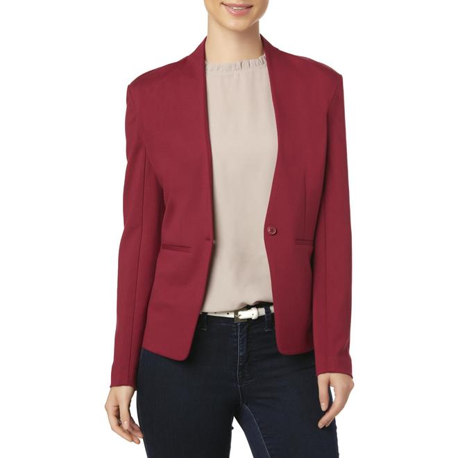 Simply Styled Women's Ponte Knit Blazer Simply Styled Women's Ponte Knit Blazer