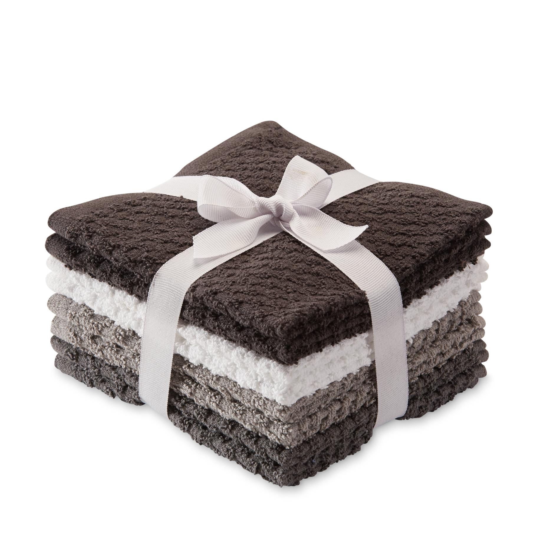 Essential Home 8 Pack Terry Cloth Washcloths Shop Your Way Online Shopping And Earn Points On