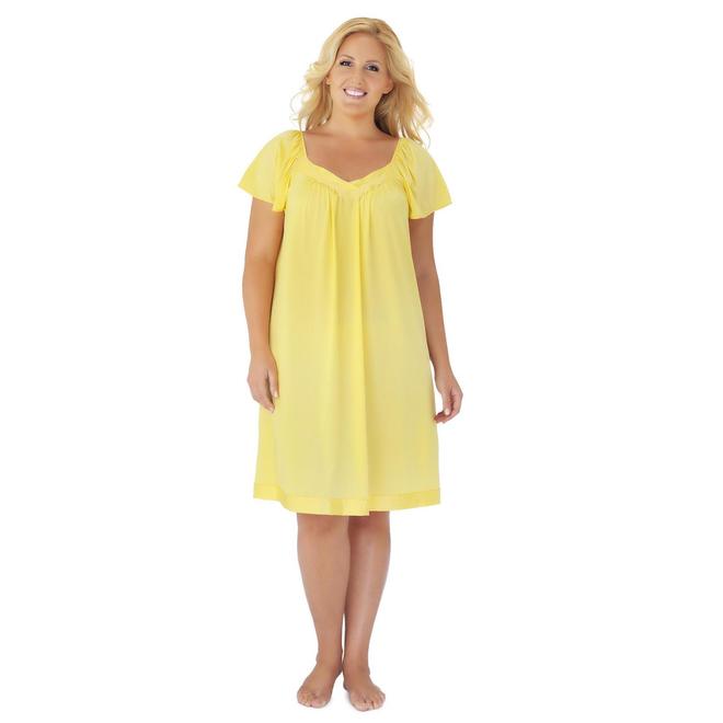 Vanity Fair Womens Plus Sleeveless Nightgown Sears