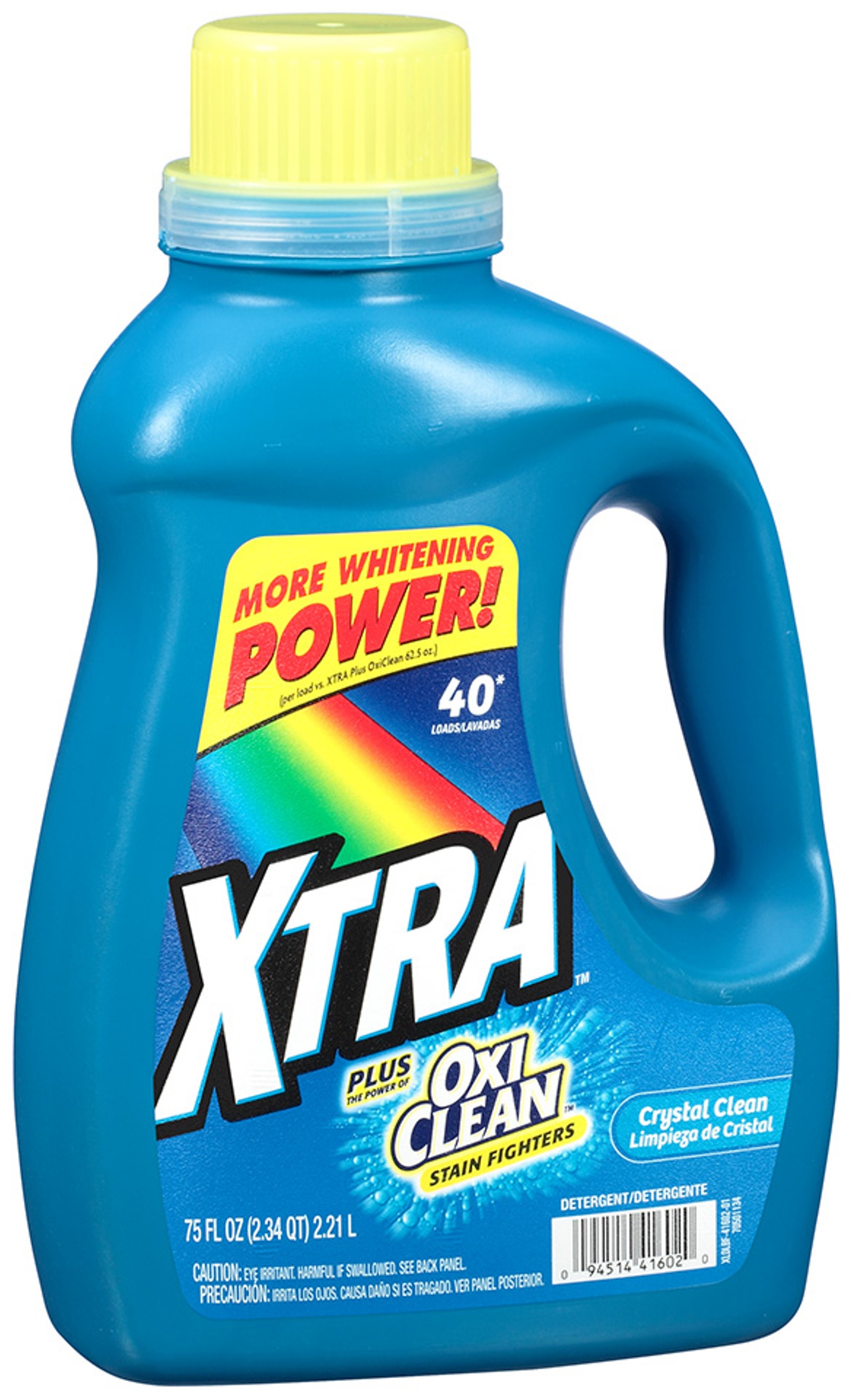 UPC 094514416020 Xtra Plus The Power Of Oxi Clean Detergent 75 OZ