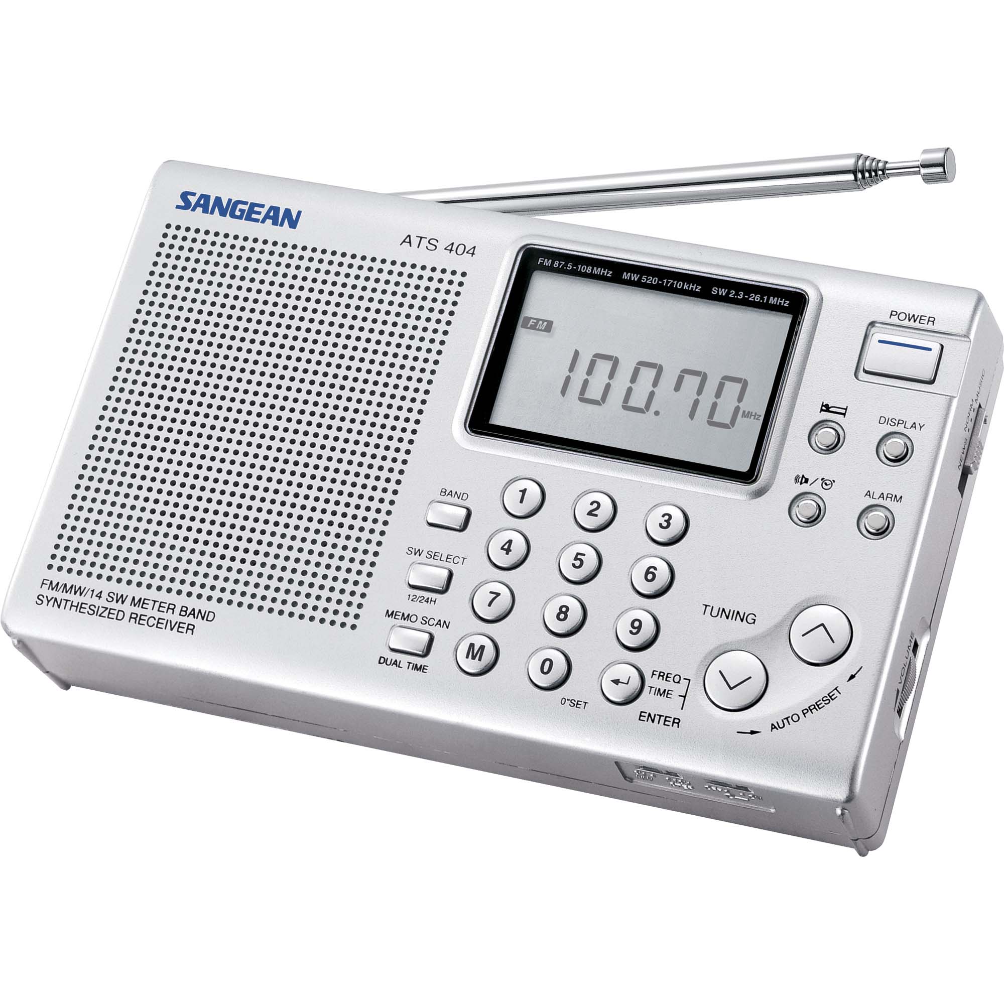 Sangean ATS-404 AM/FM/SW Digital Radio - Silver - TVs & Electronics ... Sangean ATS-404 AM/FM/SW Digital Radio - Silver - TVs & Electronics ...
