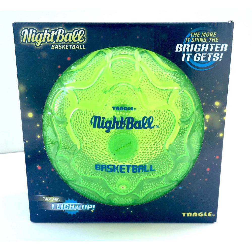 tangle 12757 NightBall Basketball - Electric Green - Toys & Games - Outdoor Toys - Backyard ...