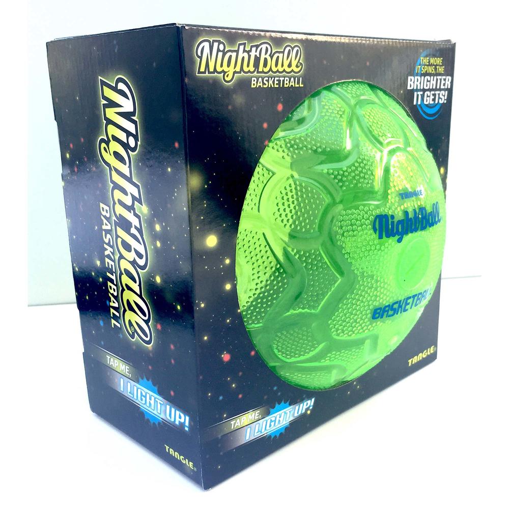 tangle 12757 NightBall Basketball - Electric Green - Toys & Games - Outdoor Toys - Backyard ...