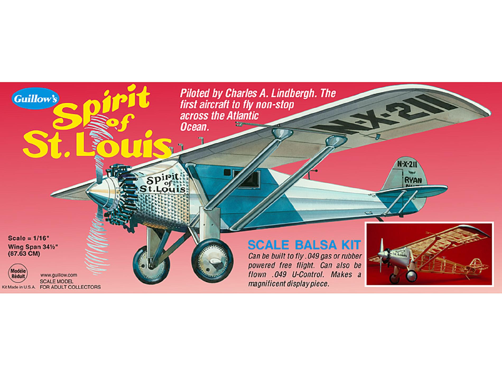 Guillow's Guillow's Spirit of St. Louis Model Kit - Toys & Games ... Guillow's Guillow's Spirit of St. Louis Model Kit - Toys & Games ...