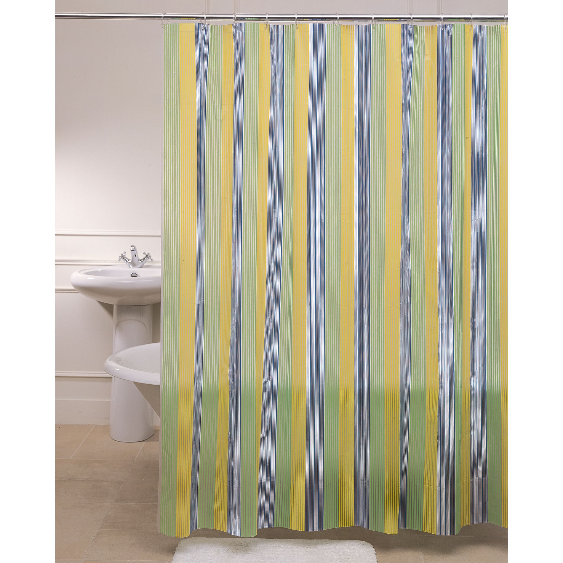 Cannon Shower Curtain Variegated Stripe Home Bed And Bath Bath Shower Curtains And Vanity