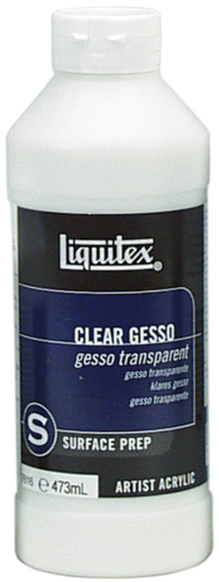 Reeves Liquitex Acrylic Clear Gesso Surface Prep Ounces