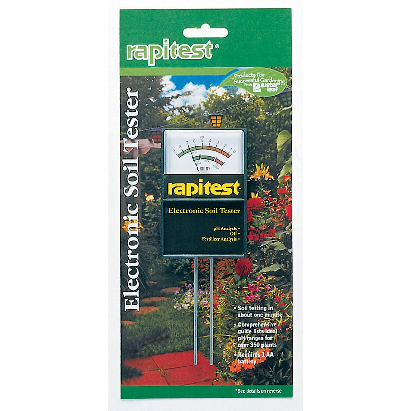 Luster Leaf Rapitest Moisture Light Meter Combo Meter - Lawn & Garden ...