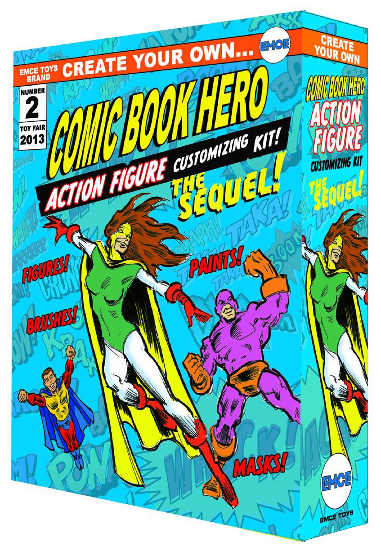 Create Your Own Comic Book Hero Sequel Action Figure Kit