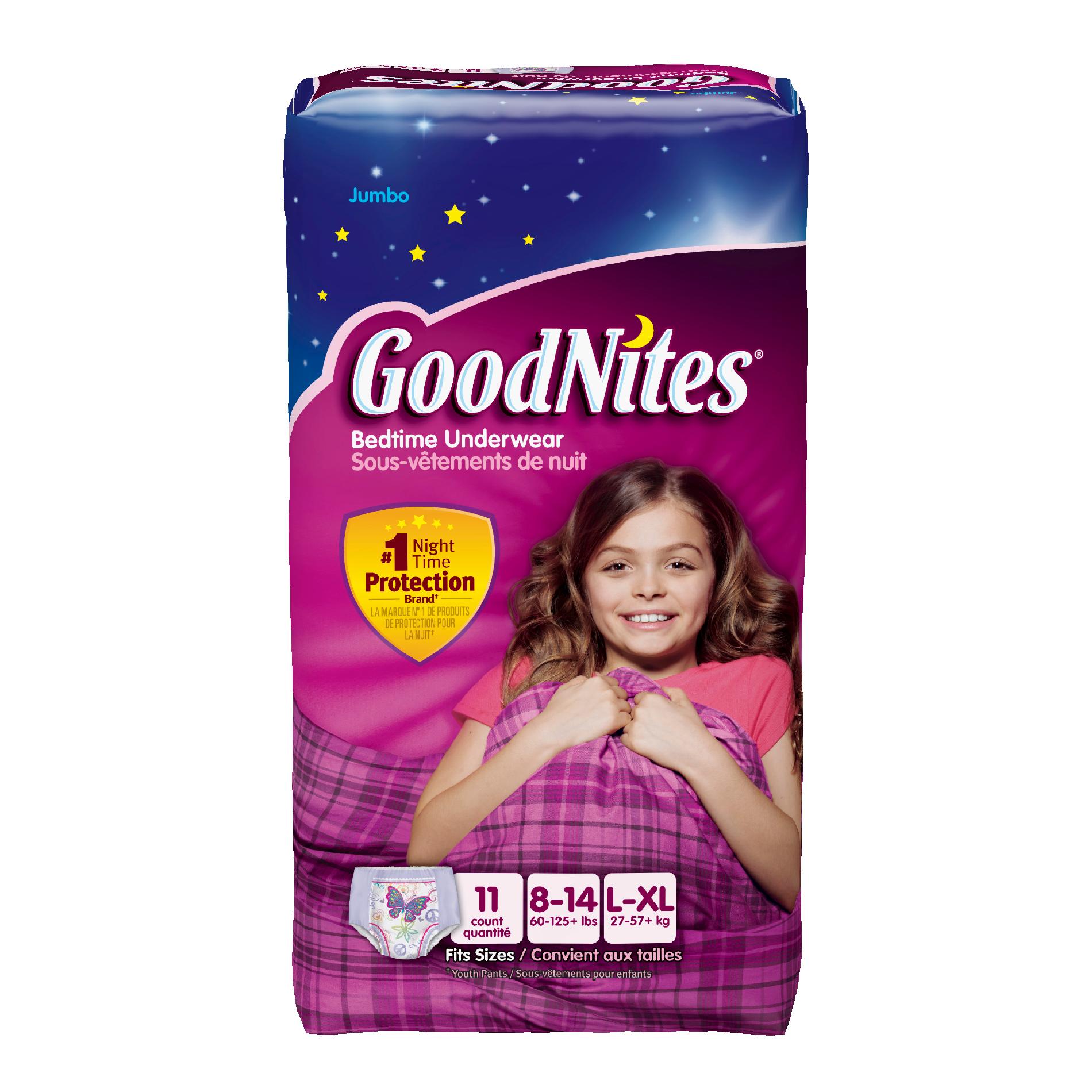 Goodnites Xl Waist Size