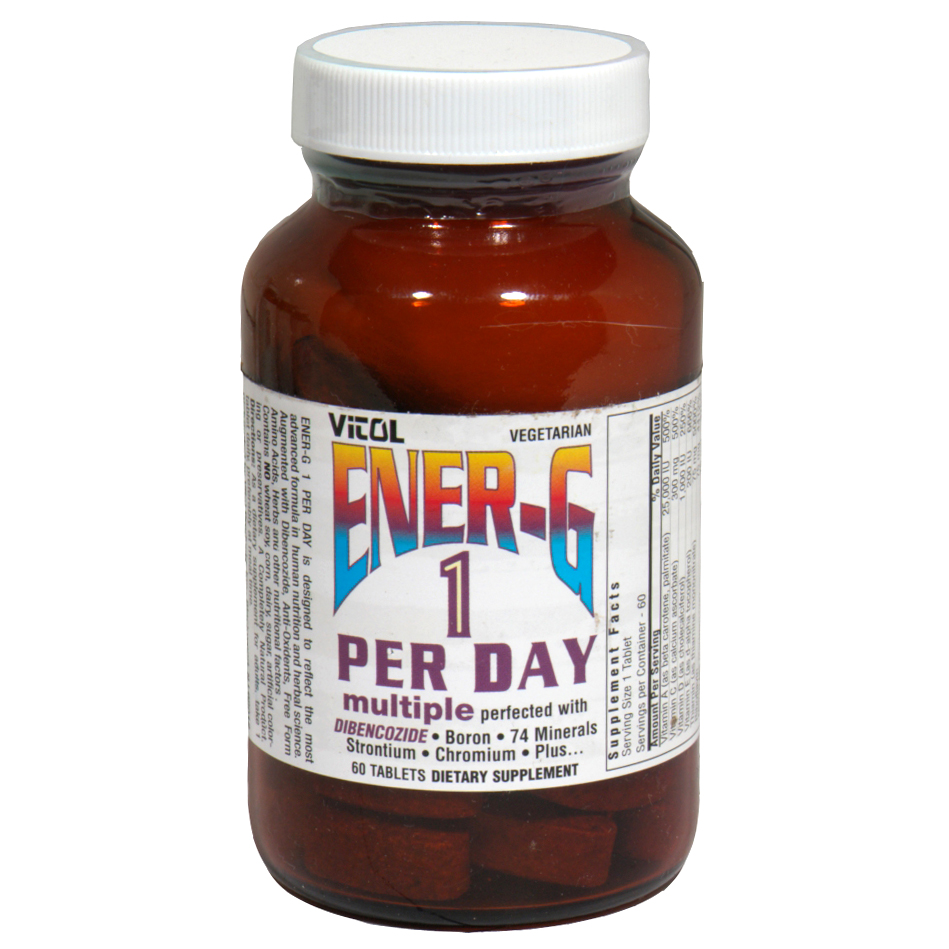 UPC 079973000928 - Vitol Dietary Supplement, Ener-G 1 Per Day, 60 ...