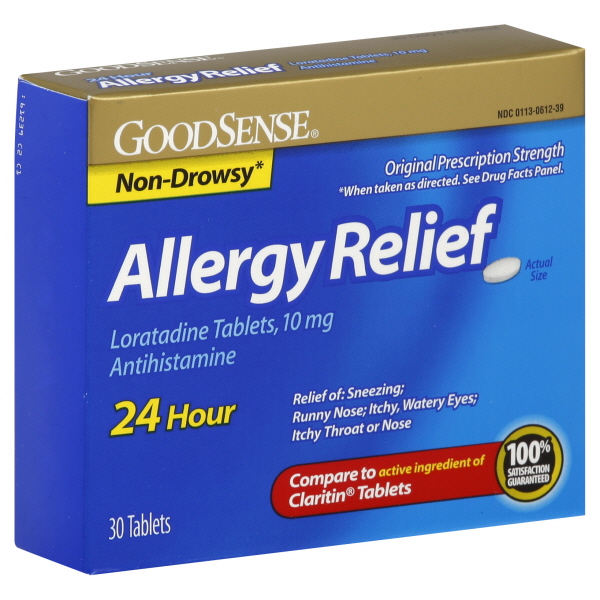 GoodSense Prescription Strength Allergy Relief - 30 Tablets