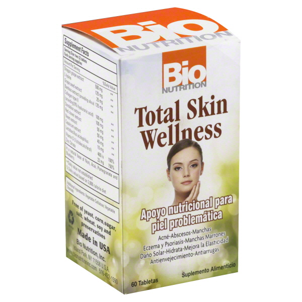 Bio Nutrition Total Skin Wellness, 60 tablets