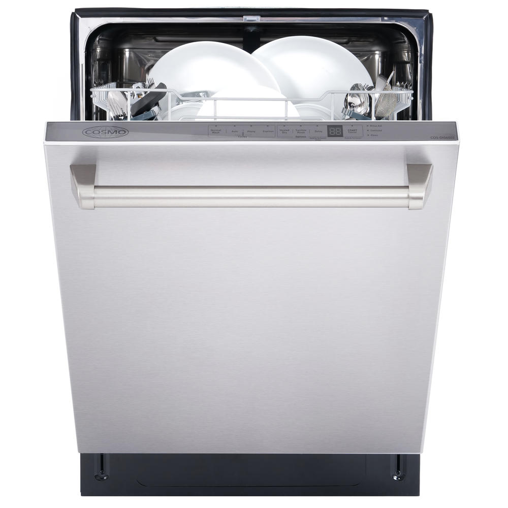 Cosmo 24 in. Top Control Built-In Tall Tub Dishwasher in Fingerprint Resistant Stainless Steel