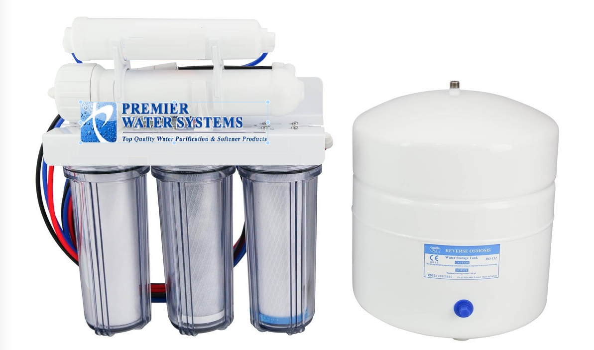 Premier Water Systems RO550CE 5 Stage 50 GPD Reverse Osmosis Water ...