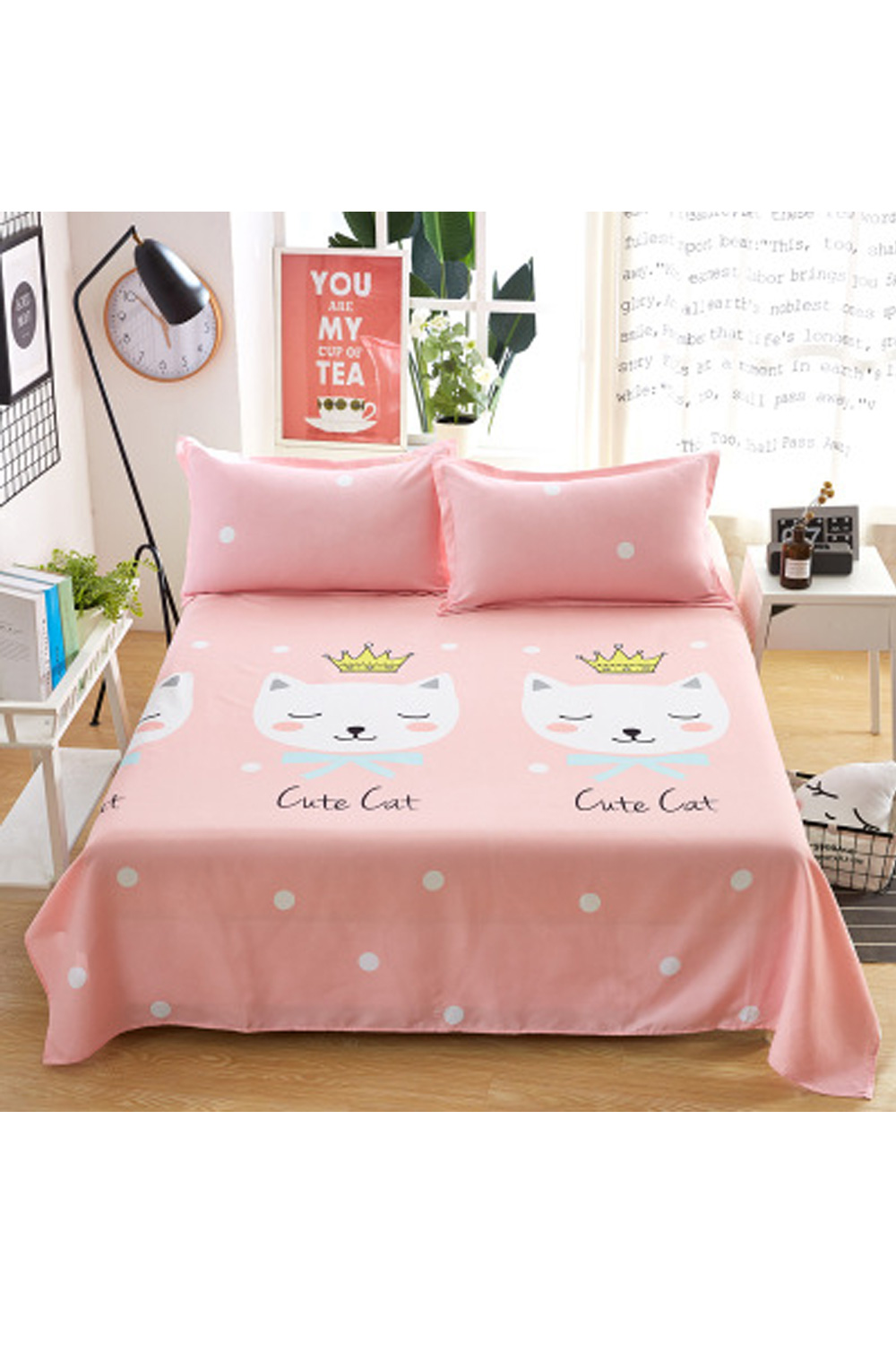 cute printed bed sheets