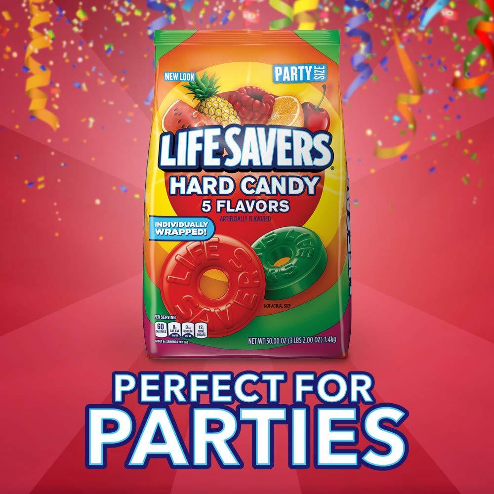 LifeSavers LIFE SAVERS Hard Candy 5 Flavors, 50-Ounce Party Size Bag