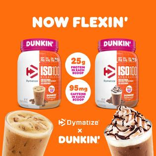 Dymatize ISO100 Hydrolyzed 100% Whey Isolate Protein Powder in Dunkin ...