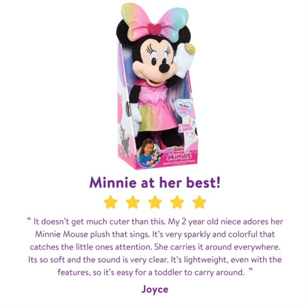 Minnie Mouse Just Play Disney Junior Minnie Mouse Sparkle and Sing ...