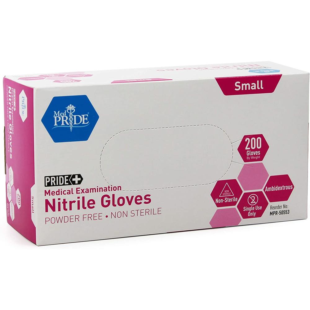 MED PRIDE Medpride Medical Examination Nitrile Gloves| Medium Box of ...