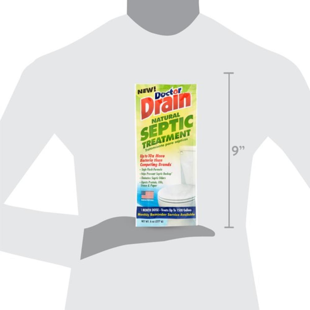 Dr. Drain Doctor Drain Natural Septic Tank Treatment, with 10X More ...