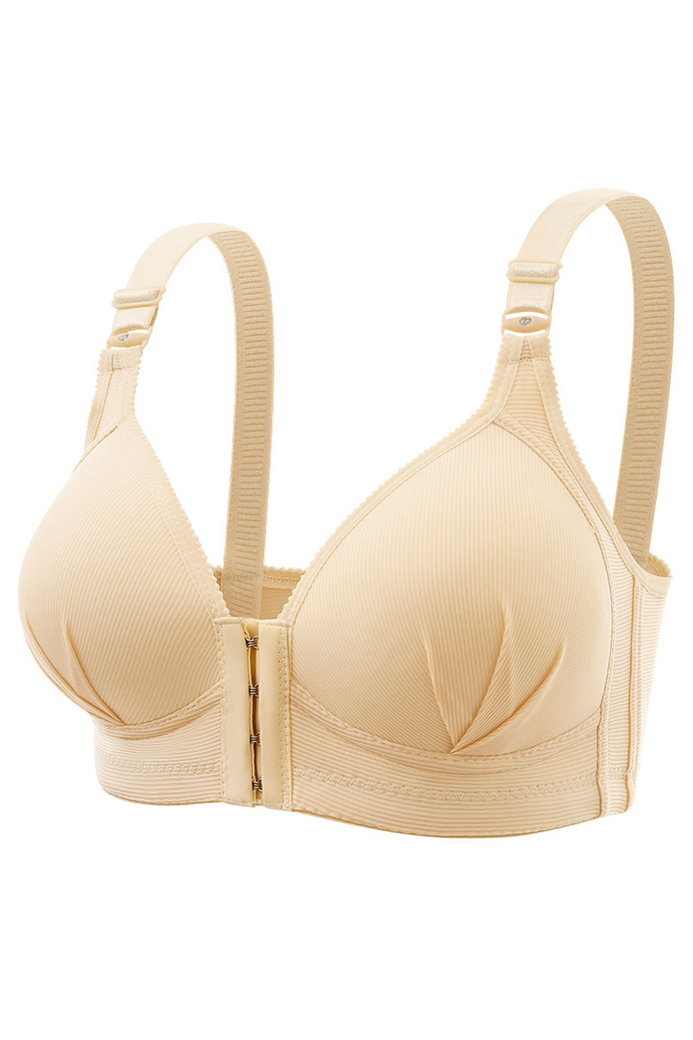 Jhon Peters Women Plus Wirefree Front Closure Bra Mesh Light Lined Full ...