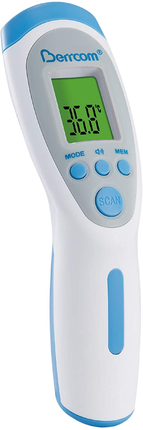 Berrcom Non Contact Infrared Forehead Thermometer Jxb 178 Medical Grade