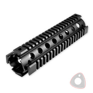 Sniper AR-15 Mid- Length Drop-In 2 piece Aluminum 6061-T6 Handguard ...