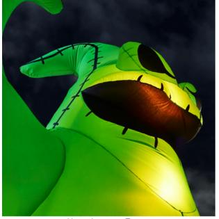 Gemmy HUGE 14' OOGIE BOOGIE NIGHTMARE BE4 CHRISTMAS HALLOWEEN ...