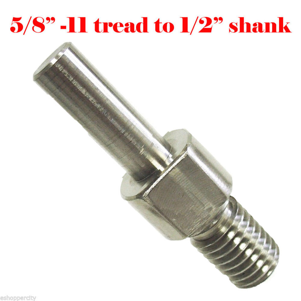 MTP Core Drill Bit Adapter 5/8"-11 Thread Male to 1/2” Shank Diamond ...