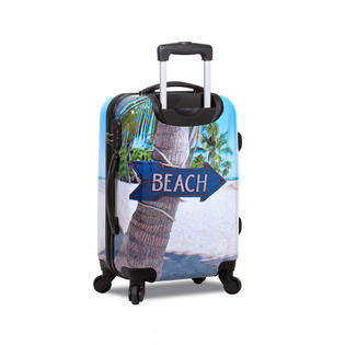 Rolite 3Pc Luggage Set Hardside Rolling 4Wheel Spinner CarryOn Travel ...