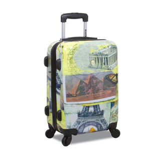 Rolite 3Pc Luggage Set Hardside Rolling 4Wheel Spinner CarryOn Travel ...