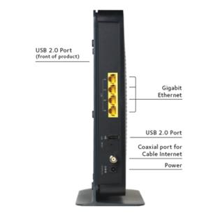 Netgear N450 CG3000Dv2 Docsis 3.0 Wireless Cable Modem N Router Comcast ...