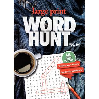 Papp Large Print Word Hunt - All New Puzzles - Vol. 104