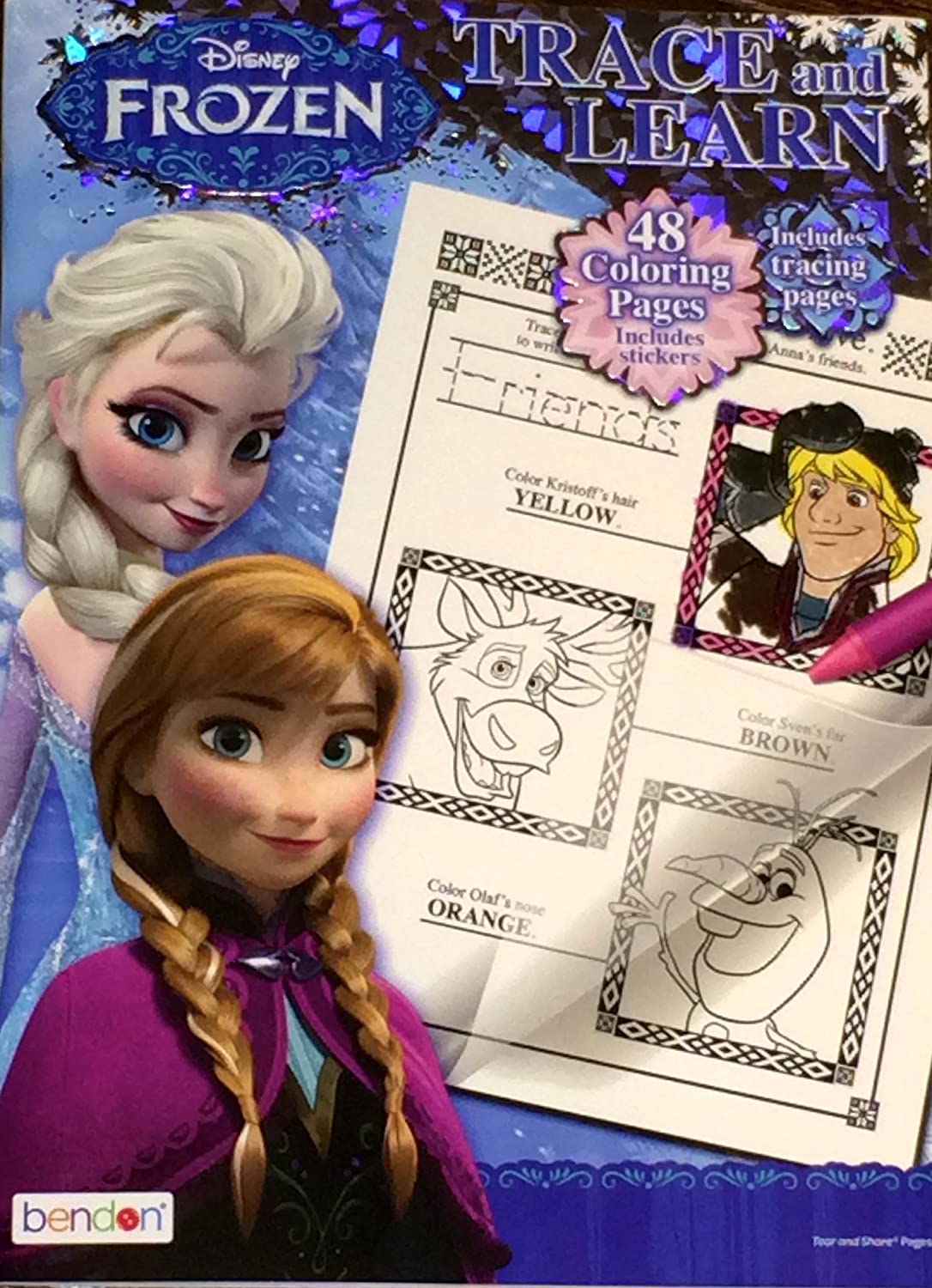 Bendon Disney Frozen Trace & Learn Drawing & Activity Book