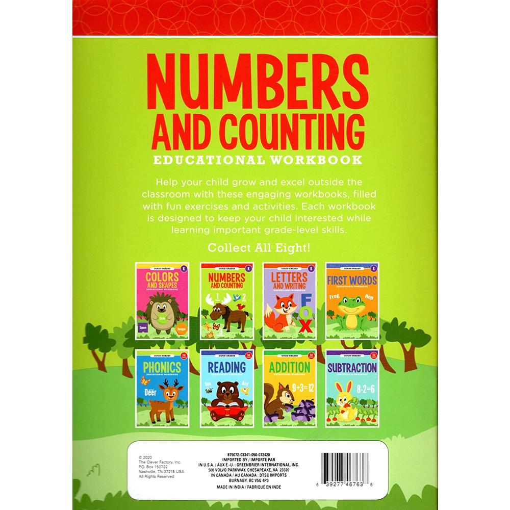 Good Grades Kindergarten Educational Workbooks Numbers & Counting - v4