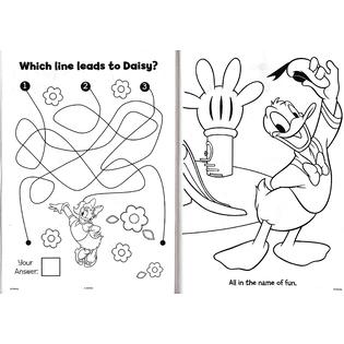 minnie mouse and daisy duck coloring book