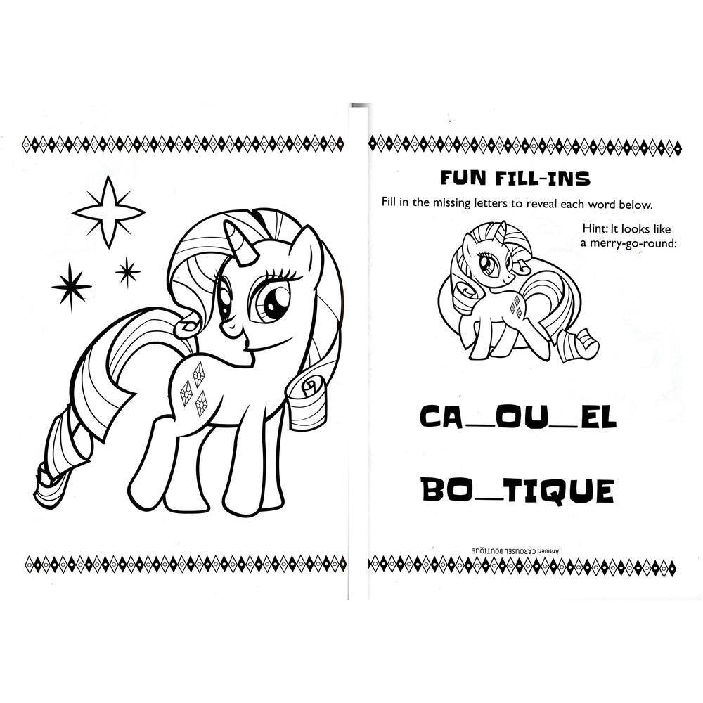 Hasbro My Little Pony - Coloring & Activity Book - Includes Stickers