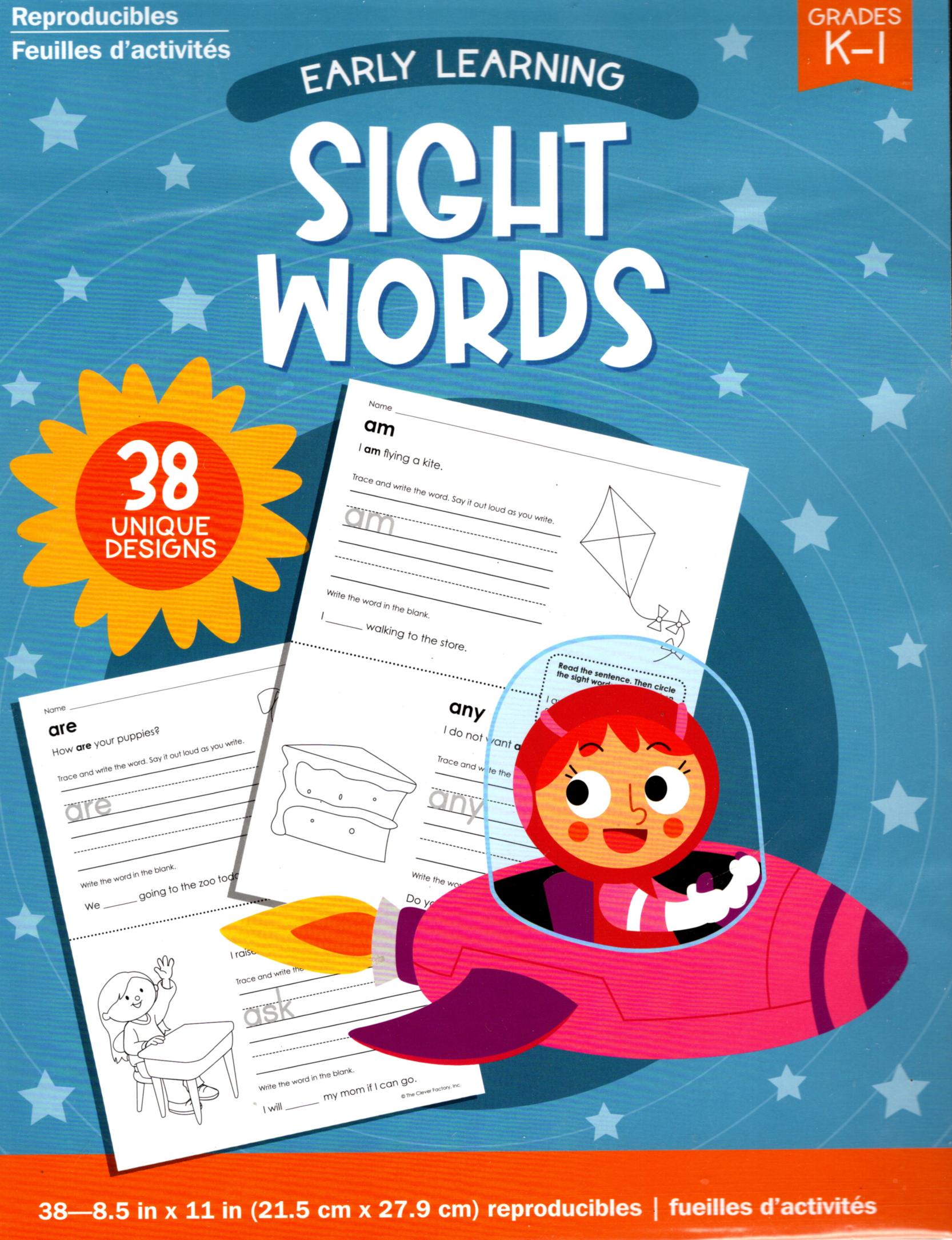 Teaching Tree Early Learning - Sight Words Educational Workbook ...