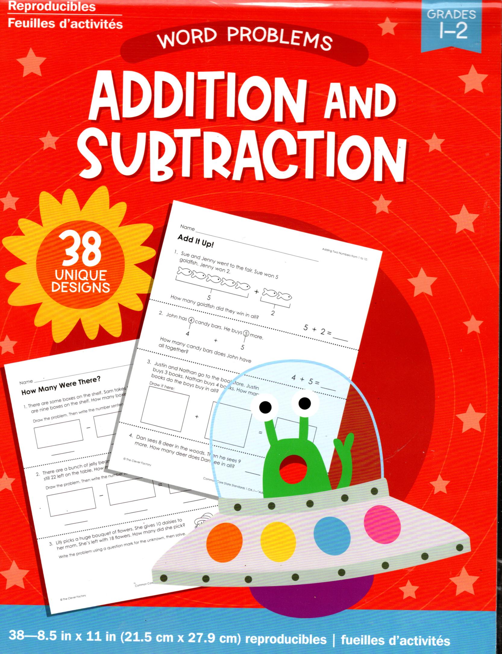 Teaching Tree Addition and Subtraction Word Problems Reproducible ...
