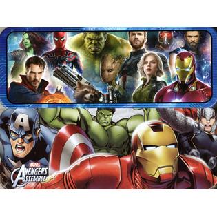 bb8482 Marvel Avengers - Metal Tin Case Pencil Box Storage v3