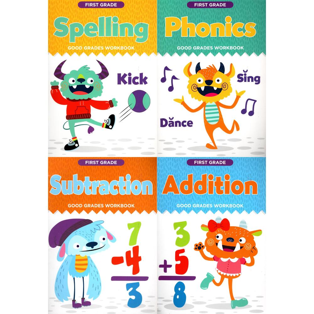 Good Grades First Grade Educational Workbooks Good Grades Spelling