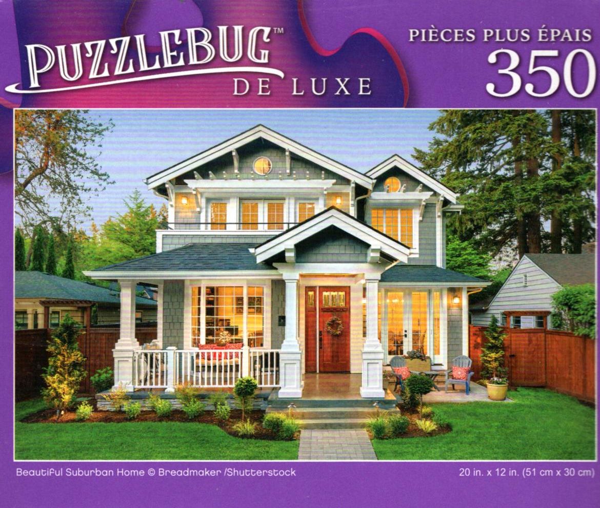 Puzzlebug Beautiful Suburban Home - 350 Pieces Jigsaw Puzzle