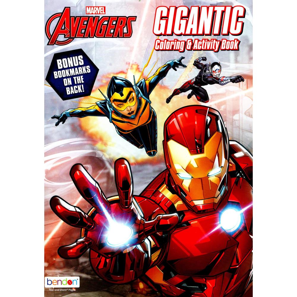 Bendon Marvel Avengers - Gigantic Coloring & Activity Book - Bonus ...