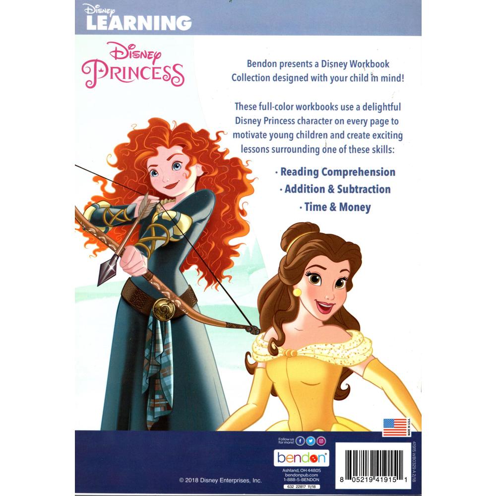 Disney Educational Workbooks - Disney Learning - Princess - Reading ...
