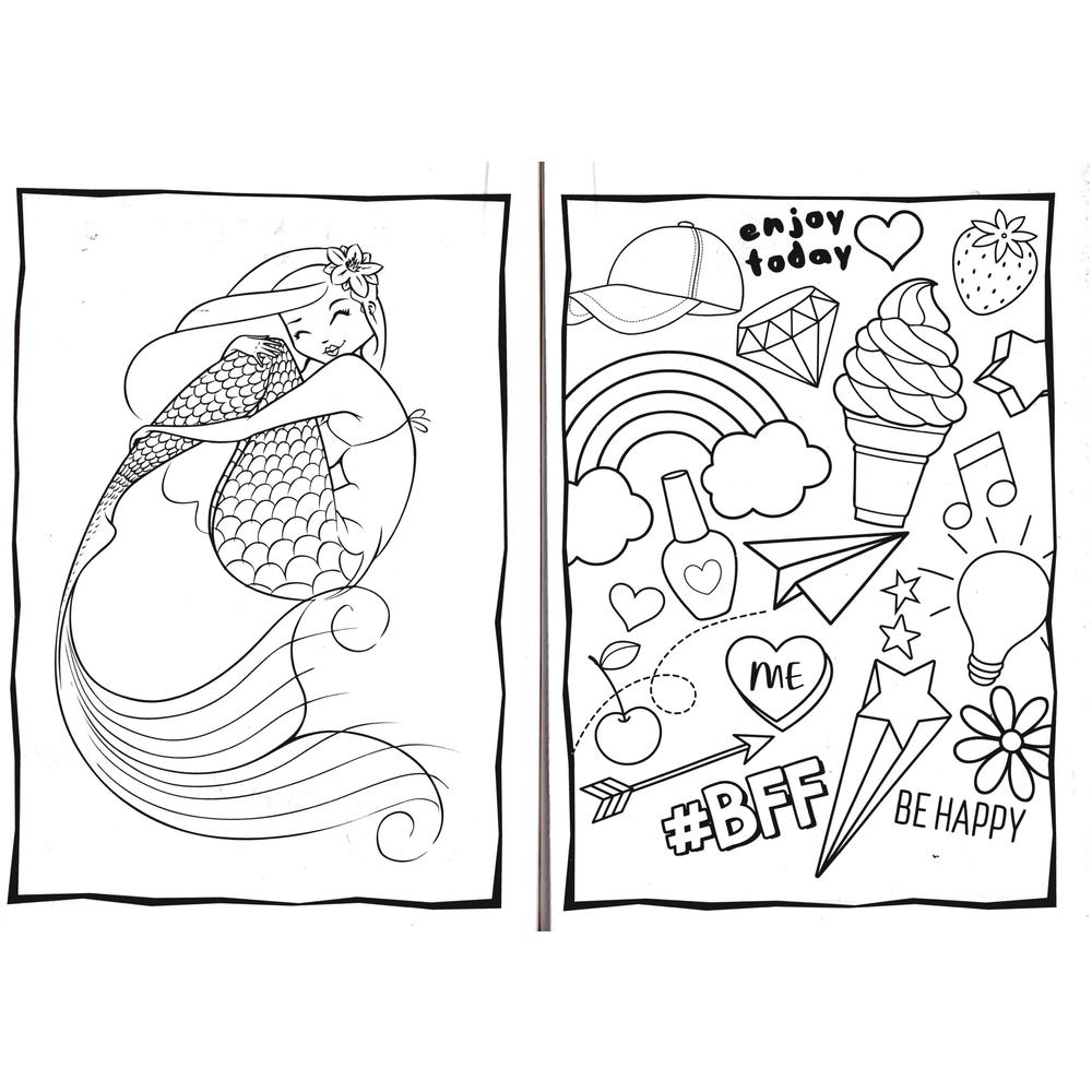 Bendon Coloring & Activity Book - Llamazing + Award Stickers and Charts