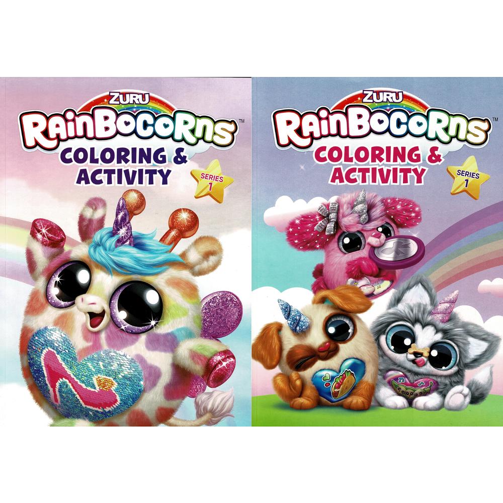Zuru RainBocorns - Jumbo Coloring & Activity Books Siries 1 + Award ...