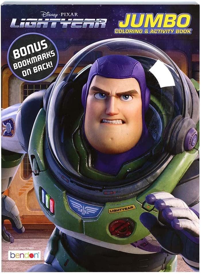 Bendon Disney Pixar Lightyear Jumbo 80pgs Coloring and Activity Book