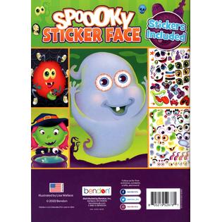 Bendon Spooky Sticker Face - Halloween Sticker Activity Book v5